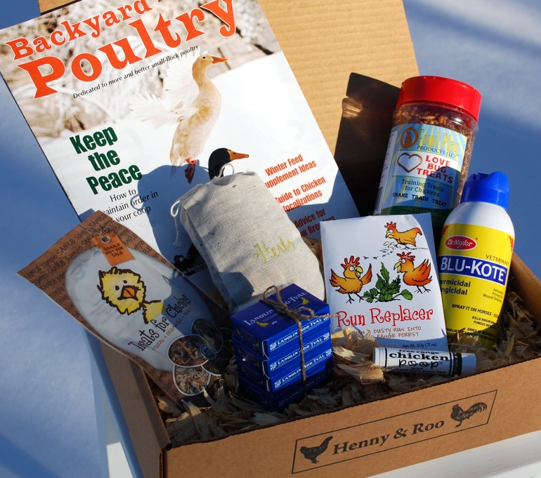 January Box Contents – Henny+Roo, the subscription box for chicken keepers