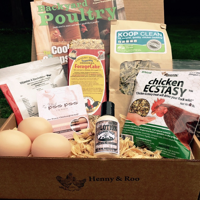 August boxes arrived! – Henny+Roo, the subscription box for chicken keepers